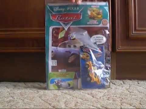 Cars Magazine With Drag Star Mater - YouTube