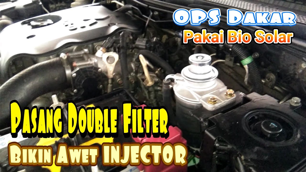 PAKAI SOLAR BUSUK !!! Proses Pembuatan dan Pemasangan Double Filter Di ...