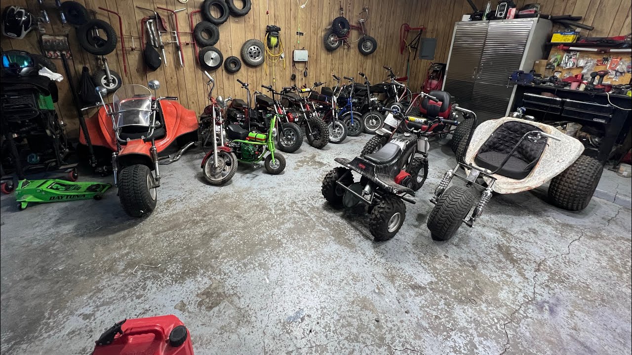 Mini bike collection showcase - YouTube