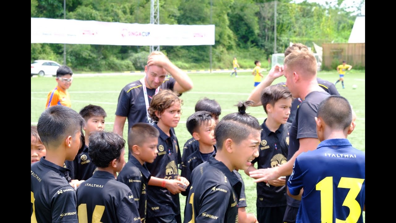 Singa Cup 2018 U12 Buriram vs Indonisia Astam - YouTube