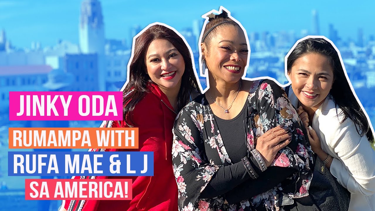 JINKY ODA Rumampa with Rufa Mae and LJ sa America - YouTube