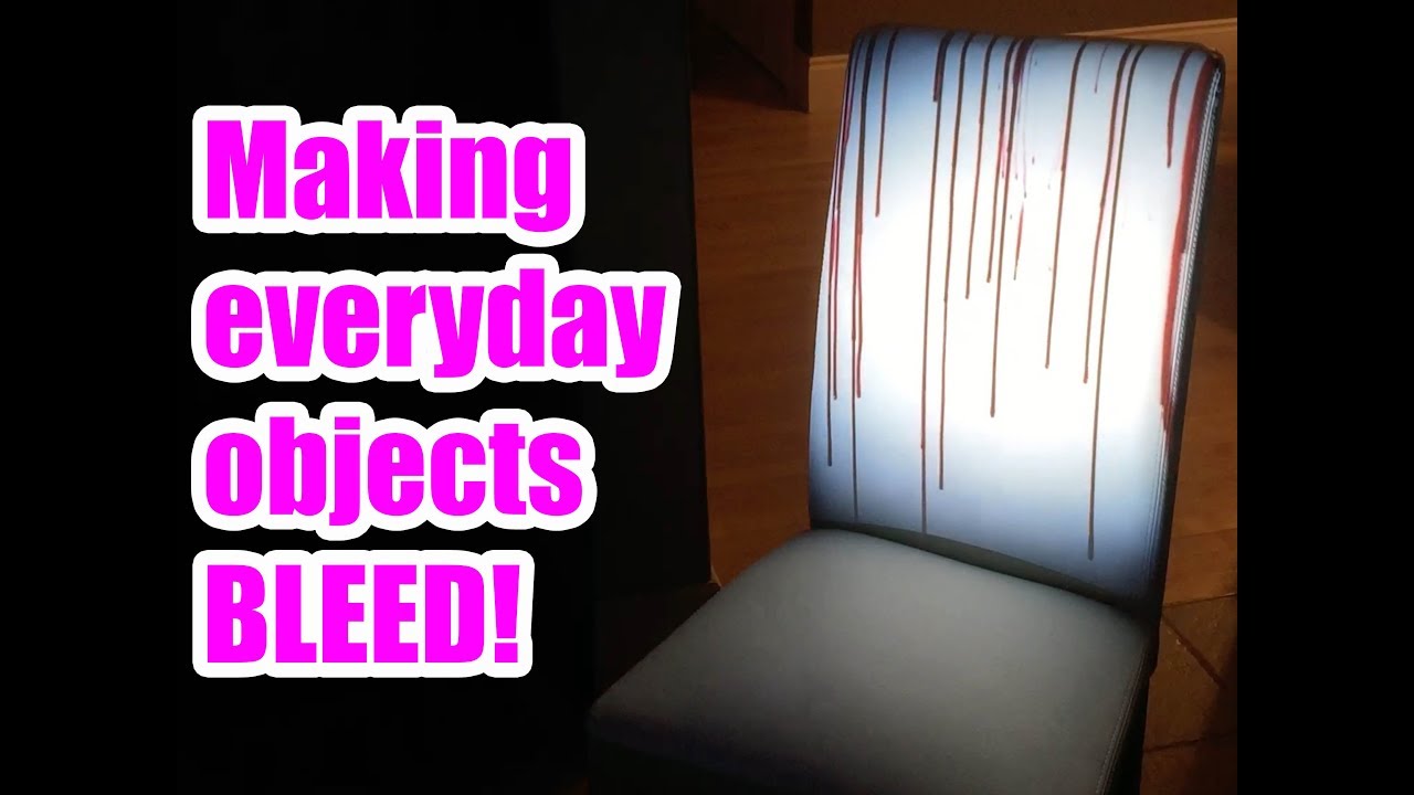 Cool Halloween Ideas - How To Make Normal Objects BLEED with ...