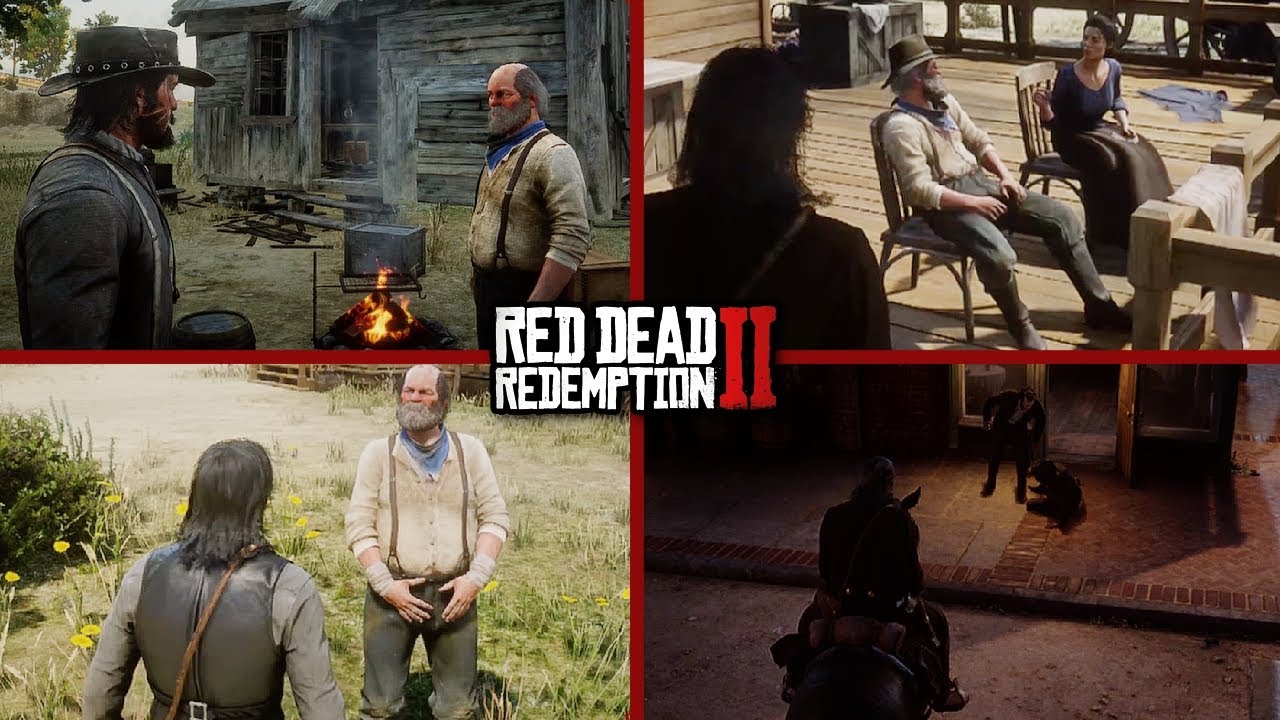 All Missable Uncle Interactions in the Epilogue | RDR2 - YouTube