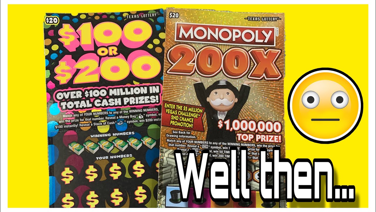 Monopoly 200X and $100 or $200 🍀 Texas Lottery Scratch Offs - YouTube