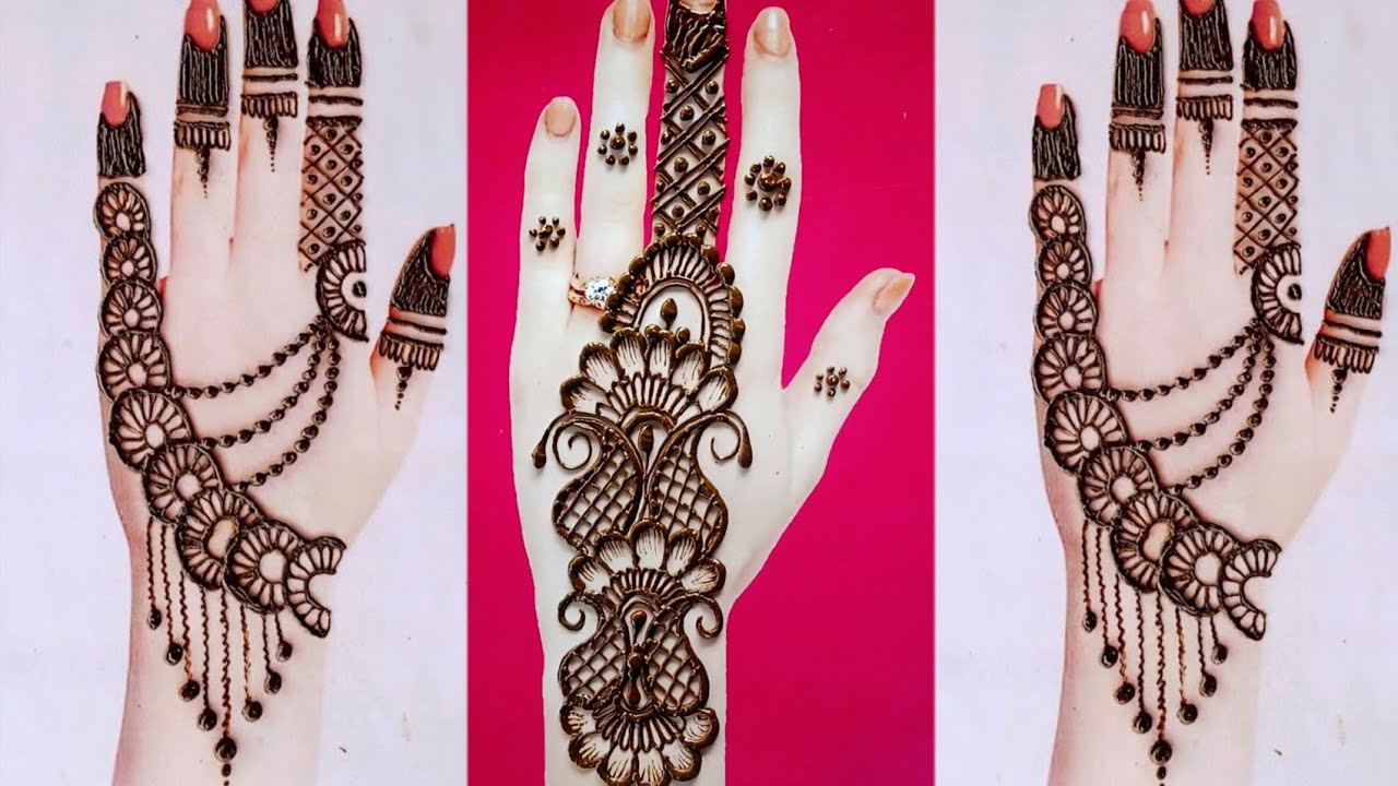 Beautiful brilliant Mehandi desin // medhi ka naya medhi design - YouTube