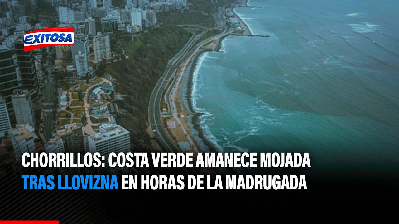 🔴🔵Chorrillos: Costa Verde amanece mojada tras llovizna en horas de la madrugada - YouTube
