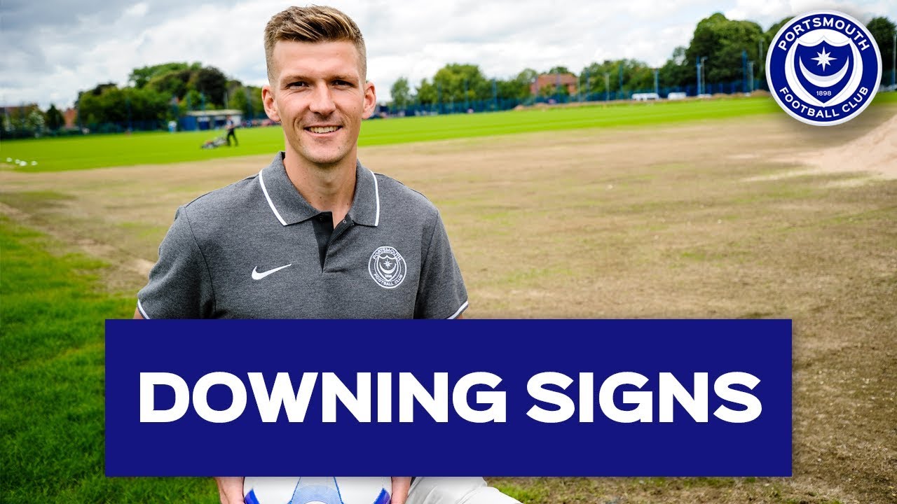 Paul Downing signs for Pompey on a three-year deal - YouTube