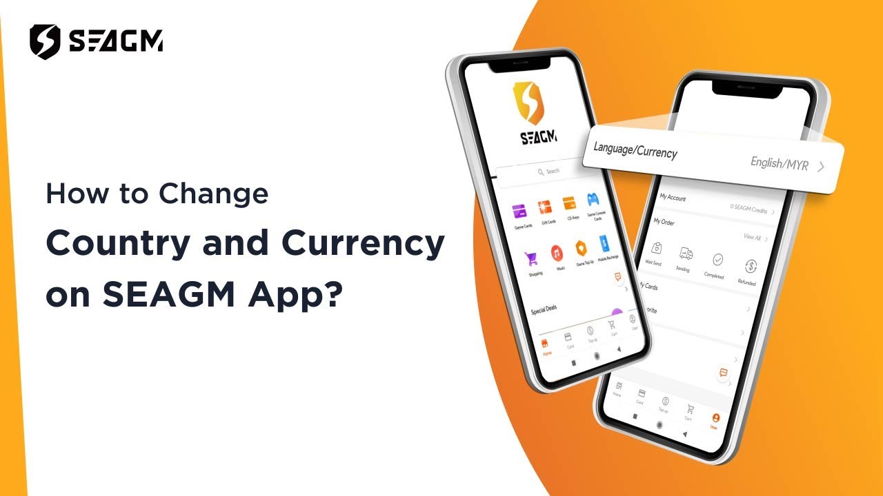 SEAGM - How to Change Country and Currency is SEAGM App? - YouTube