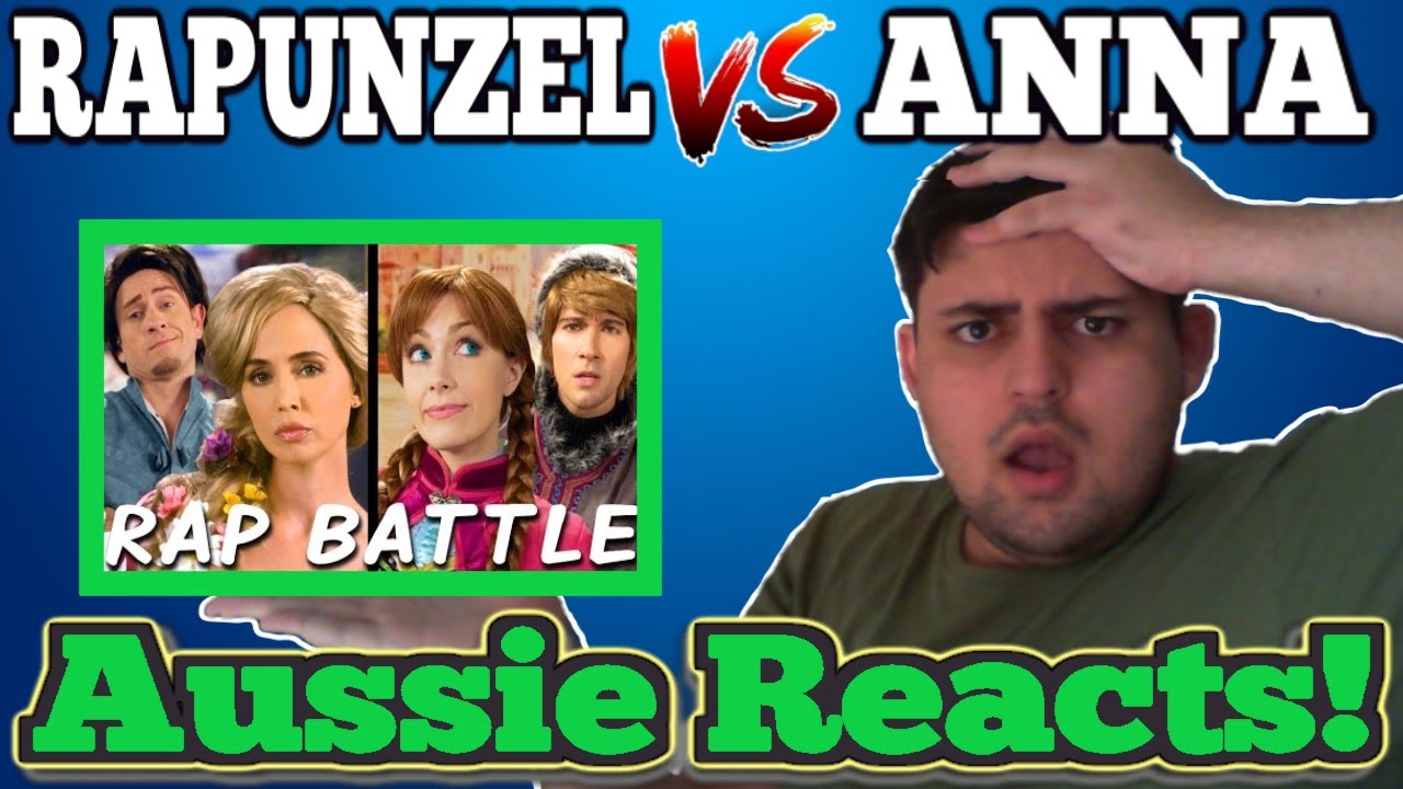 AUSSIE REACTS! RAPUNZEL vs ANNA Princess Rap (Whitney Avalon) Battle!# ...