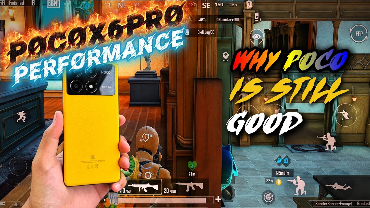 FINALLY😍120 FPS is Coming in POCO X6 PRO🔥 Poco X6 Pro Bgmi Test # ...