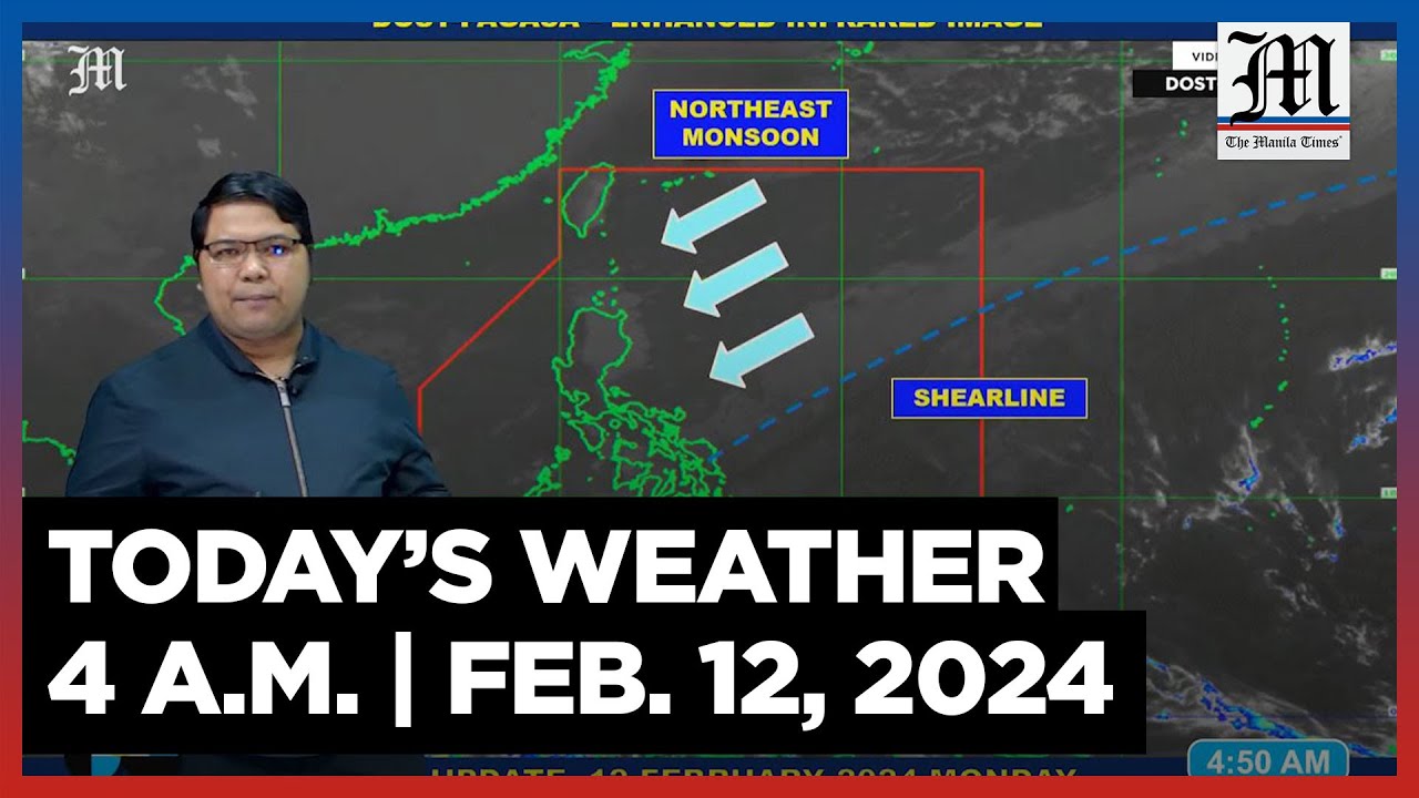 Today's Weather, 4 A.M. | Feb. 12, 2024 - YouTube