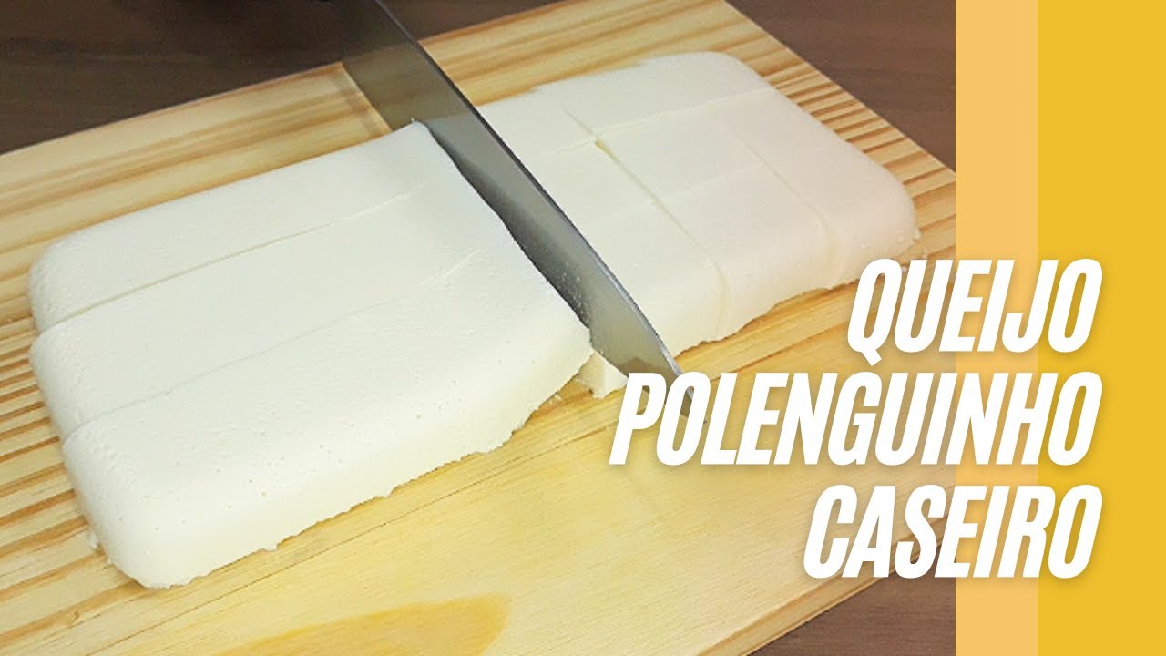 Como Fazer QUEIJO POLENGUINHO CASEIRO SUPER FÁCIL E DELICIOSO - YouTube