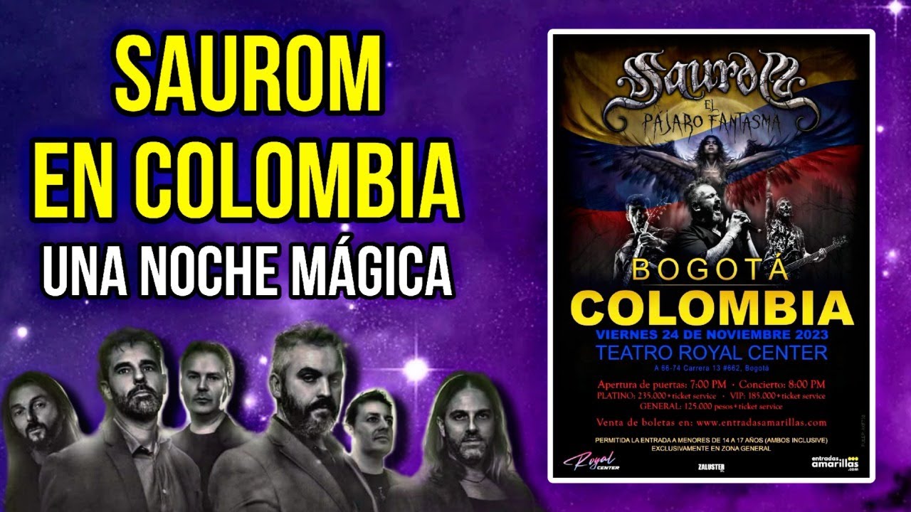 Saurom en Colombia: Una Noche Inolvidable de Folk Metal en Vivo - YouTube