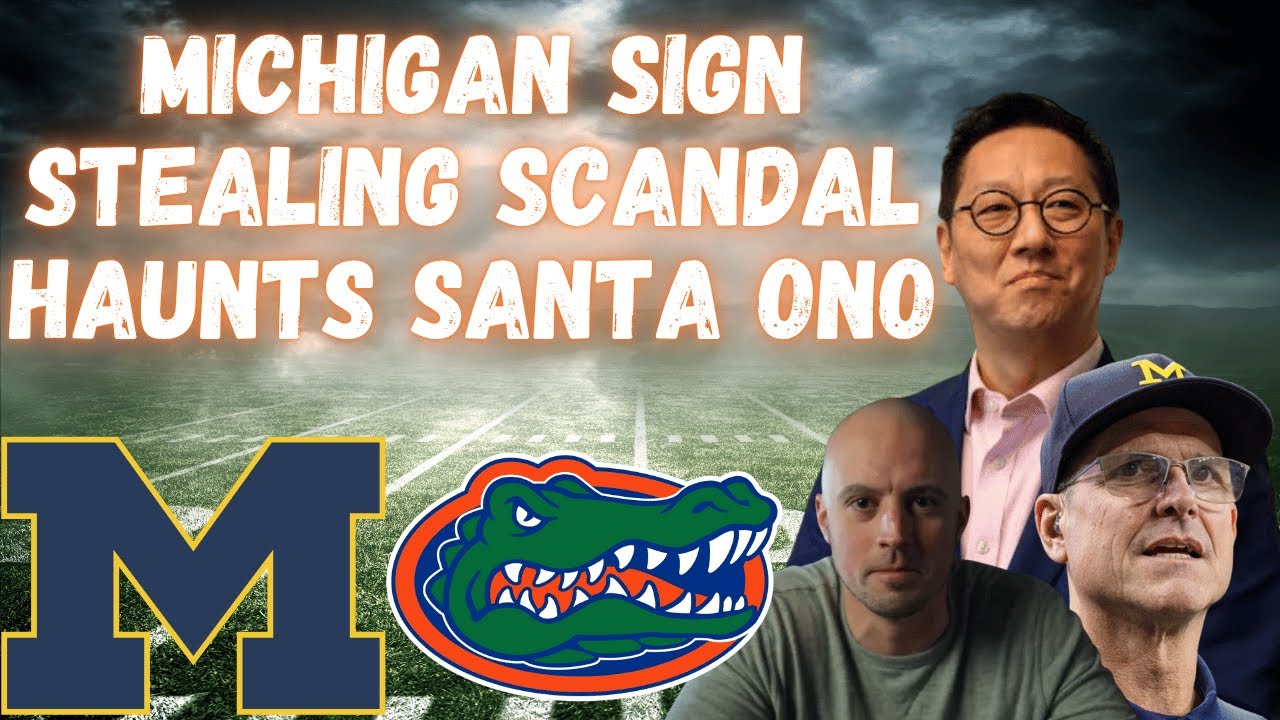 Michigan Sign Stealing Scandal Comes Back To Get Santa Ono! - YouTube