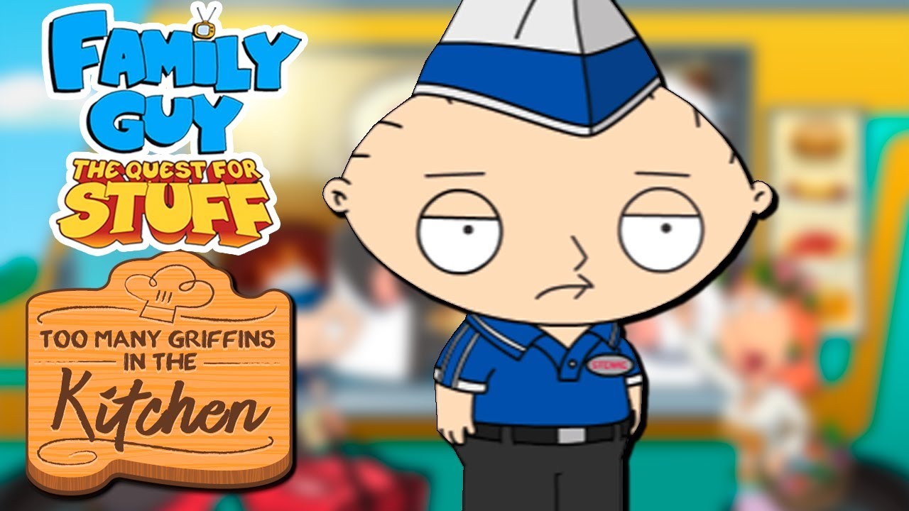 FAST FOOD WORKER STEWIE UNLOCKED | Family Guy: The Quest For Stuff ...