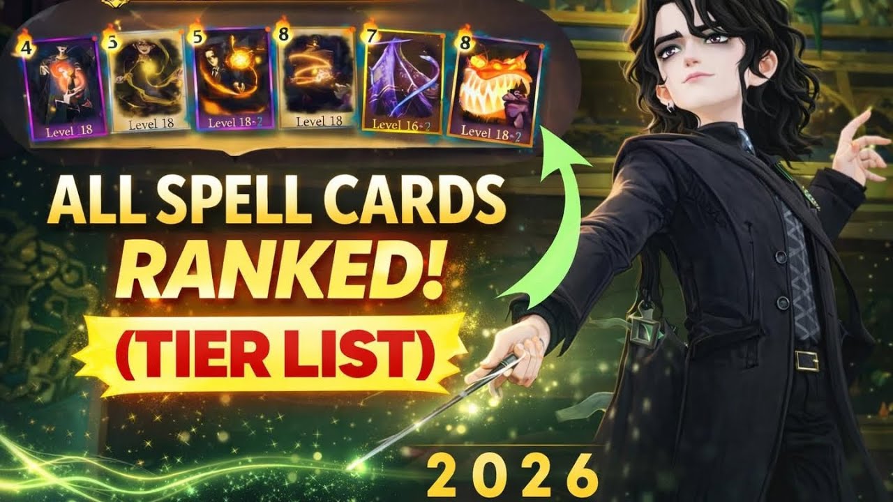 Tier List 2026 - ALL Spell Cards Ranked 🐍🖤 (Subscriber Request) | Harry ...