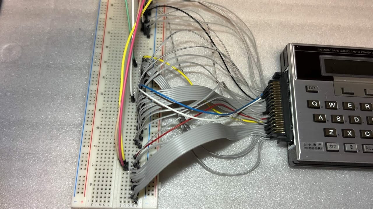 PC-1501 メモリ追加など - YouTube