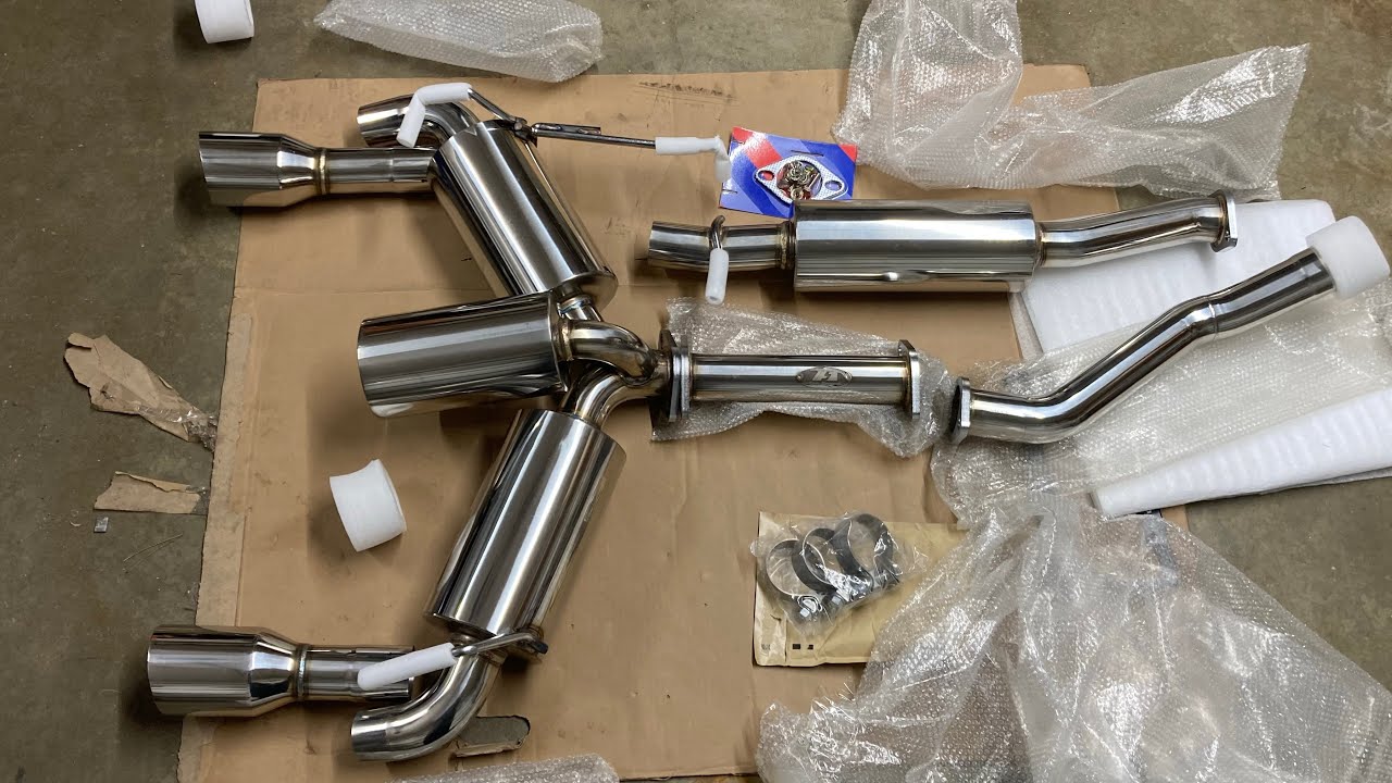 Unboxing Top Speed Exhaust for 2009+ Infiniti FX QX70. FX35 FX37 FX50 ...