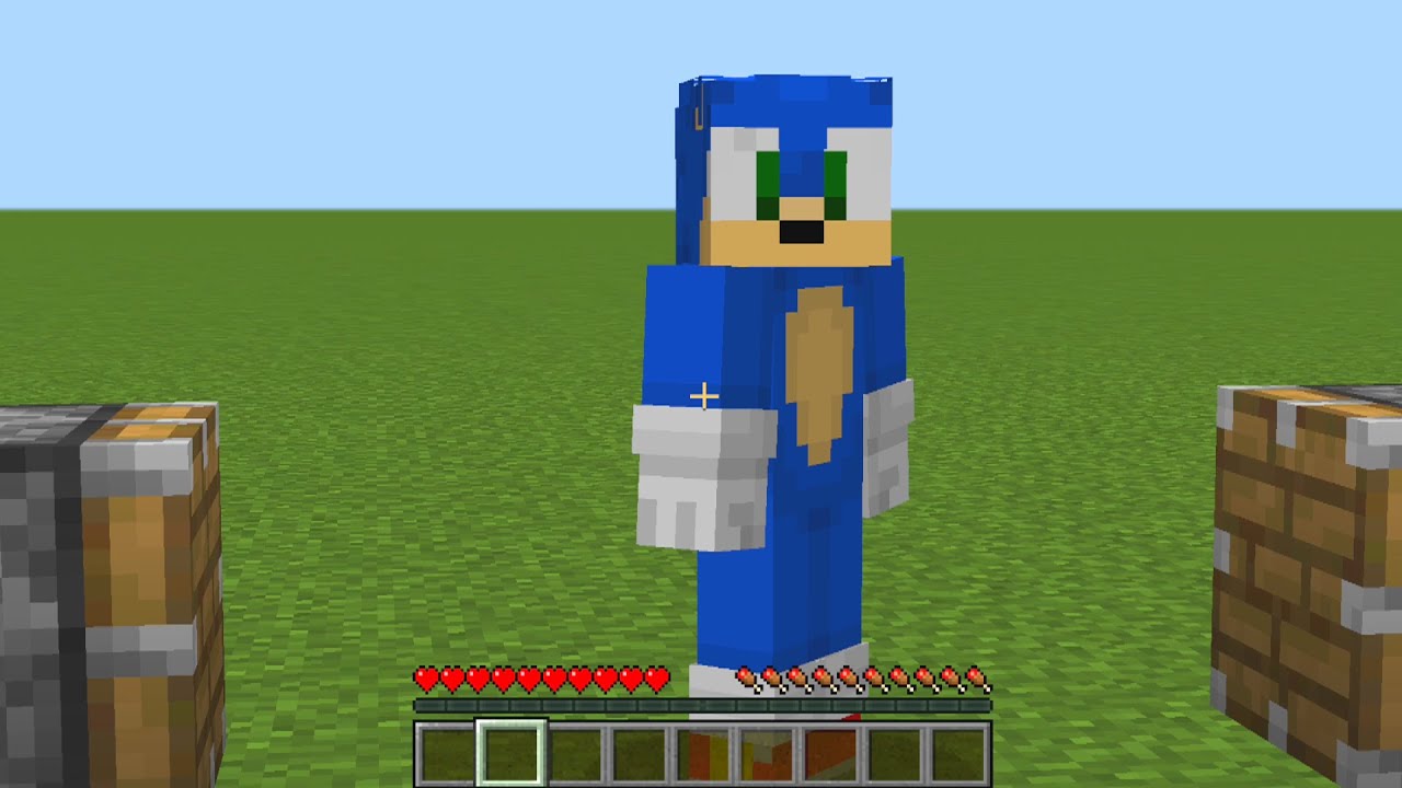 how to spawn sonic in minecraft ? - YouTube