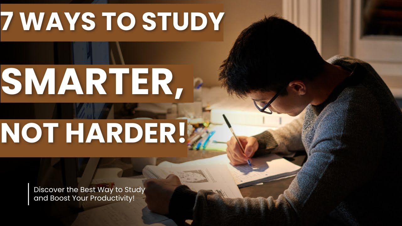 7 WAYS TO STUDY SMARTER, NOT HARDER! (Mind Blowing Psychological Facts ...