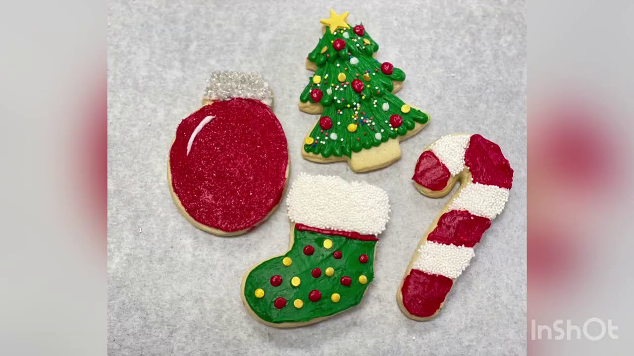 Christmas Cookie Tutorial By Sweet Traders - YouTube