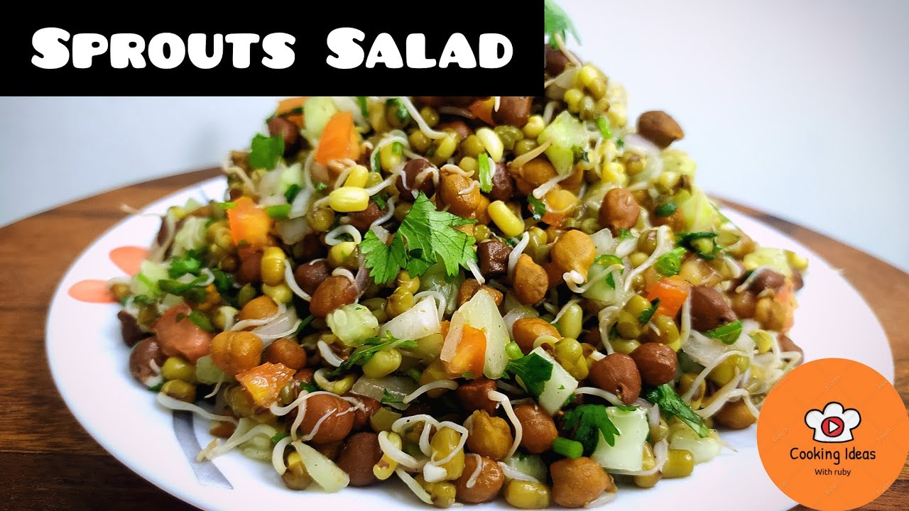Weight loss & Protein rich Sprouts salad || Healthy & tasty steamed ...