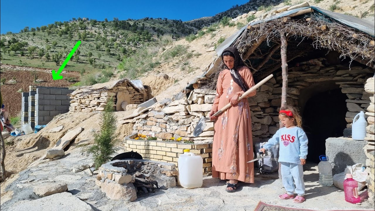 Life in the heart of the mountain: completion of bathroom walls by a ...
