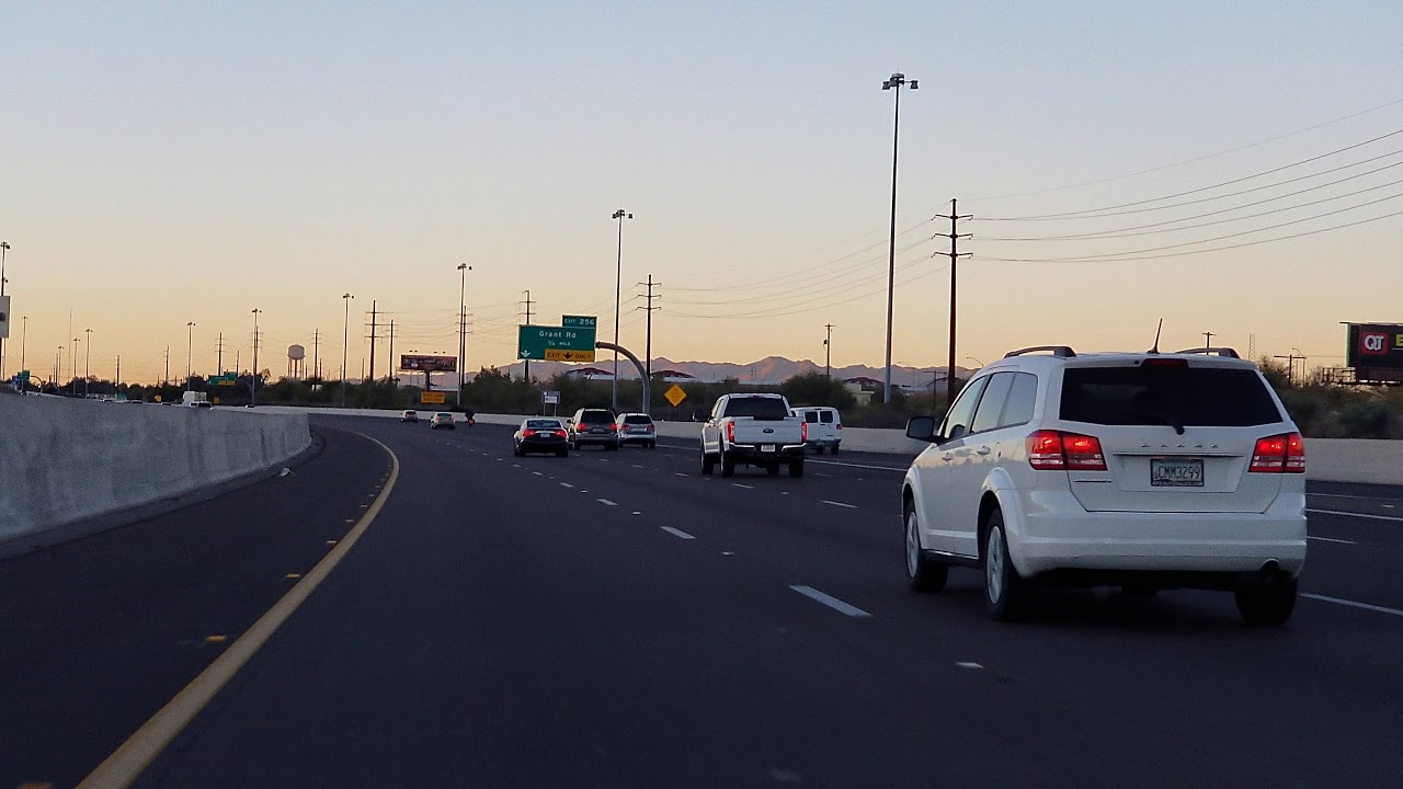 driving on I-10 West through Tucson Arizona. vw passat. Dec 2020 - YouTube