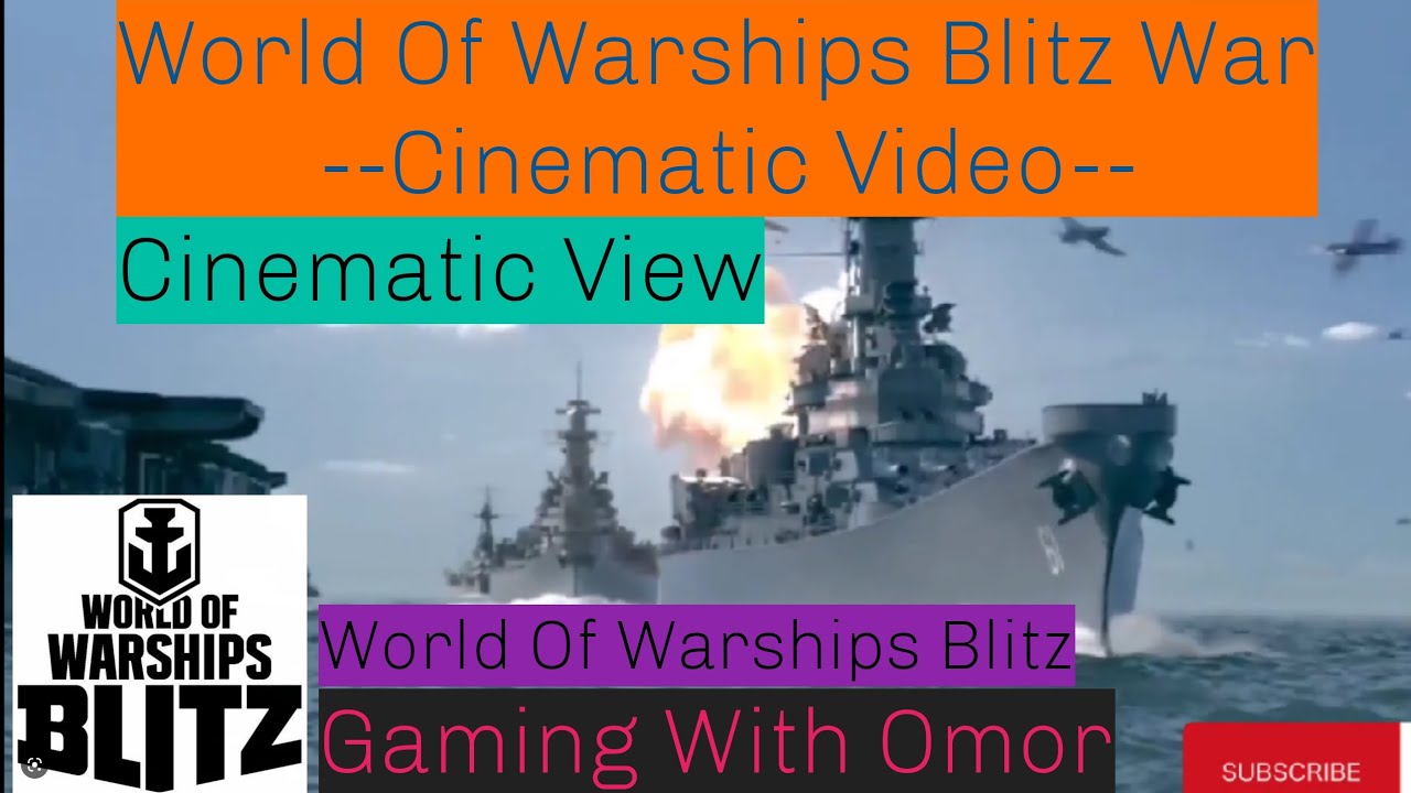 World Of Warships Blitz War | Cinematic View | Gaming With Omor ...