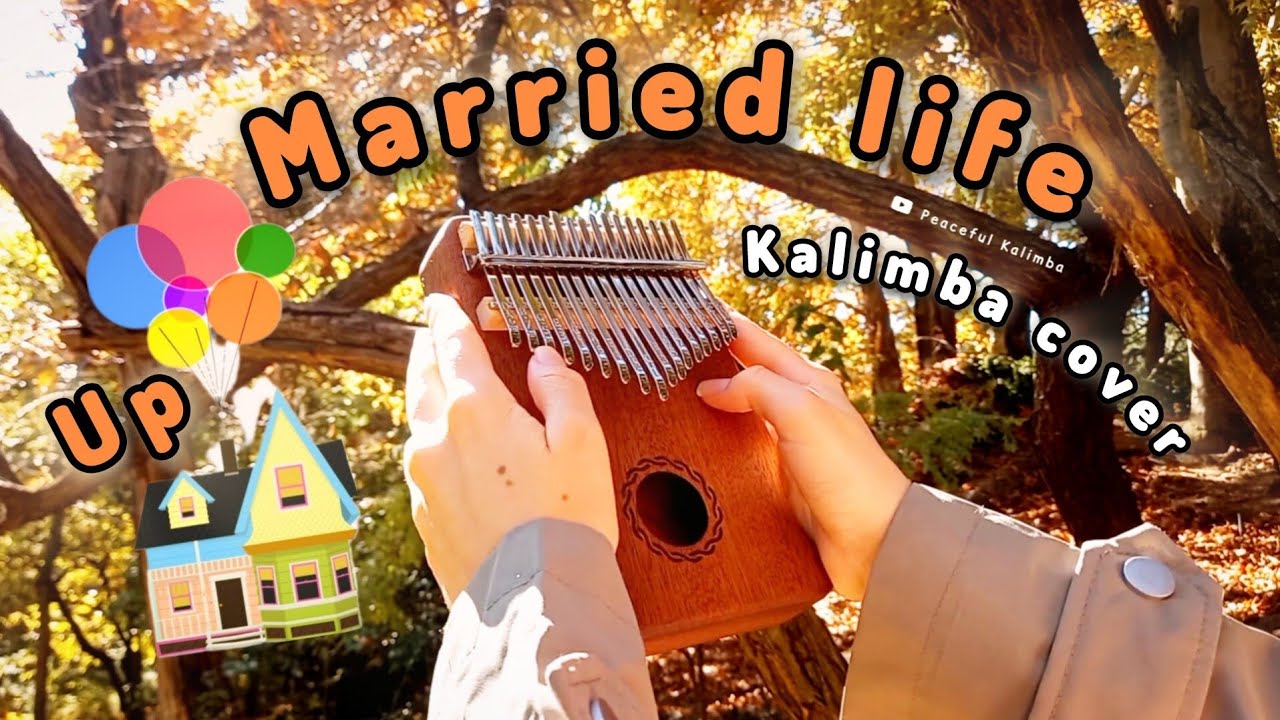 Married life (from "up") kalimba cover 🏡🎈Up cartoon theme song (Michael ...