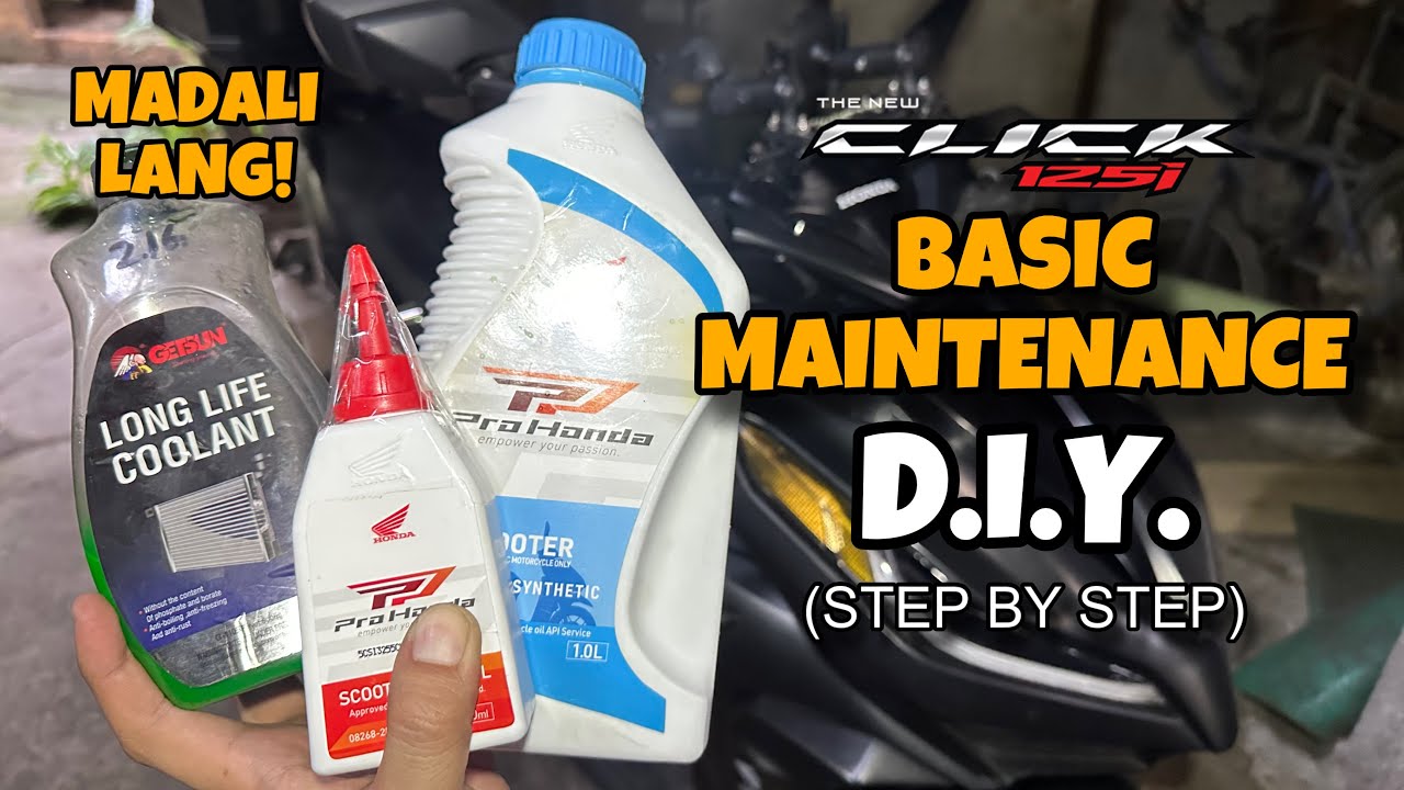 Honda Click 125i Basic Maintenance | Change oil | RARA PH - YouTube