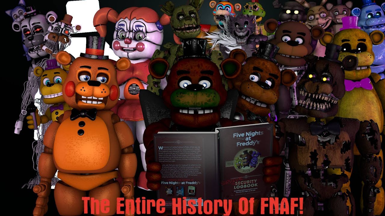 This is giving me so much nostalgia! The Entire History Of FNAF - YouTube