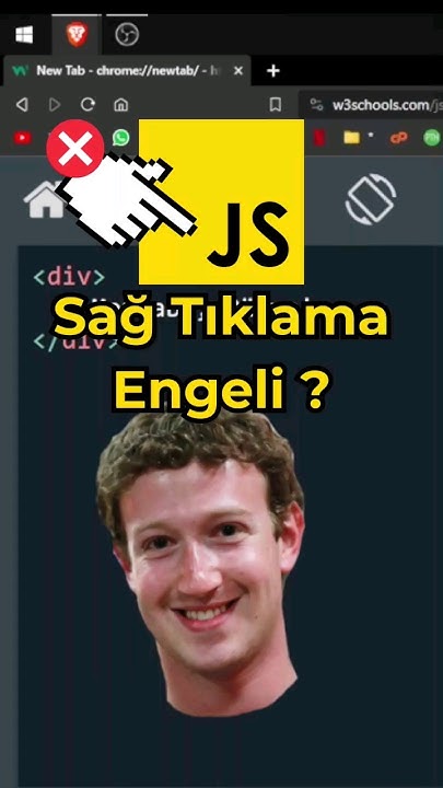 Javascript Sağ Tık Engelleme (Javascript Dersleri) - YouTube