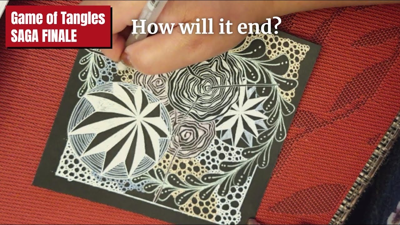 Zentangle Finale: The Tangle Realm’s Last Battle in One Epic Tile ...