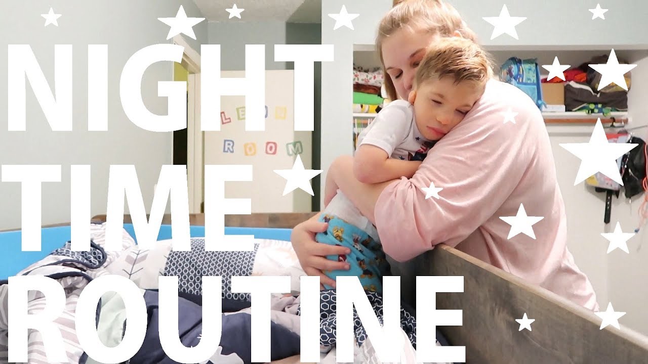 Special needs toddler night time routine - YouTube