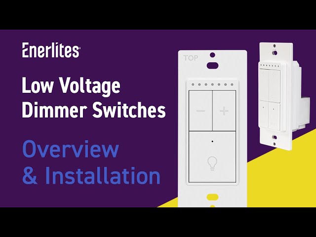 Low Voltage Light Switch Wiring
