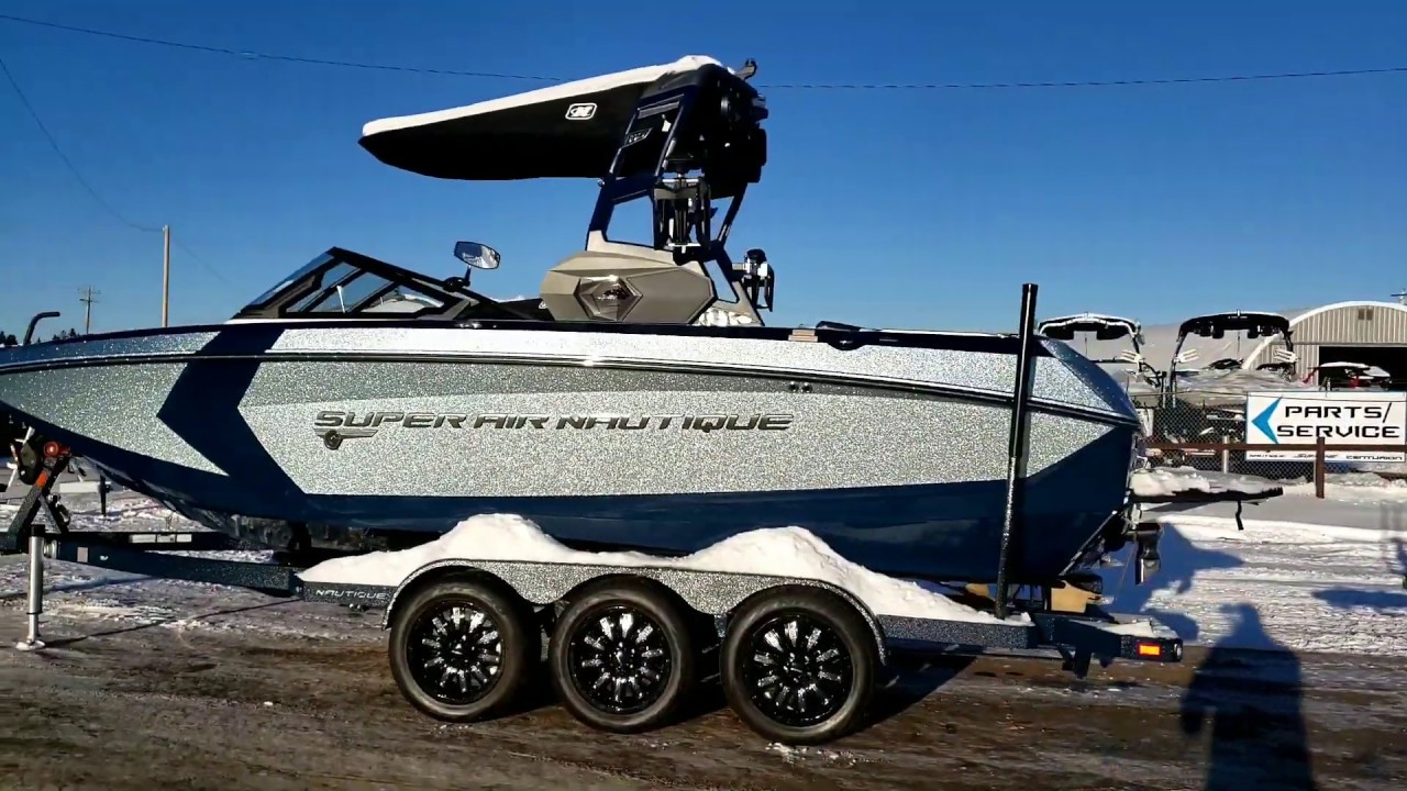 2019 Nautique Super Air G23 Admiral Blue/ Steel Blue Metallic - YouTube