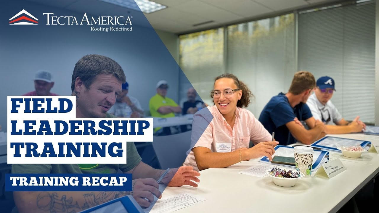 Commercial Roofing Training Recap: Field Leadership Training - YouTube