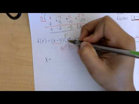Finding the Zeros of Polynomials: Irrational Roots - YouTube