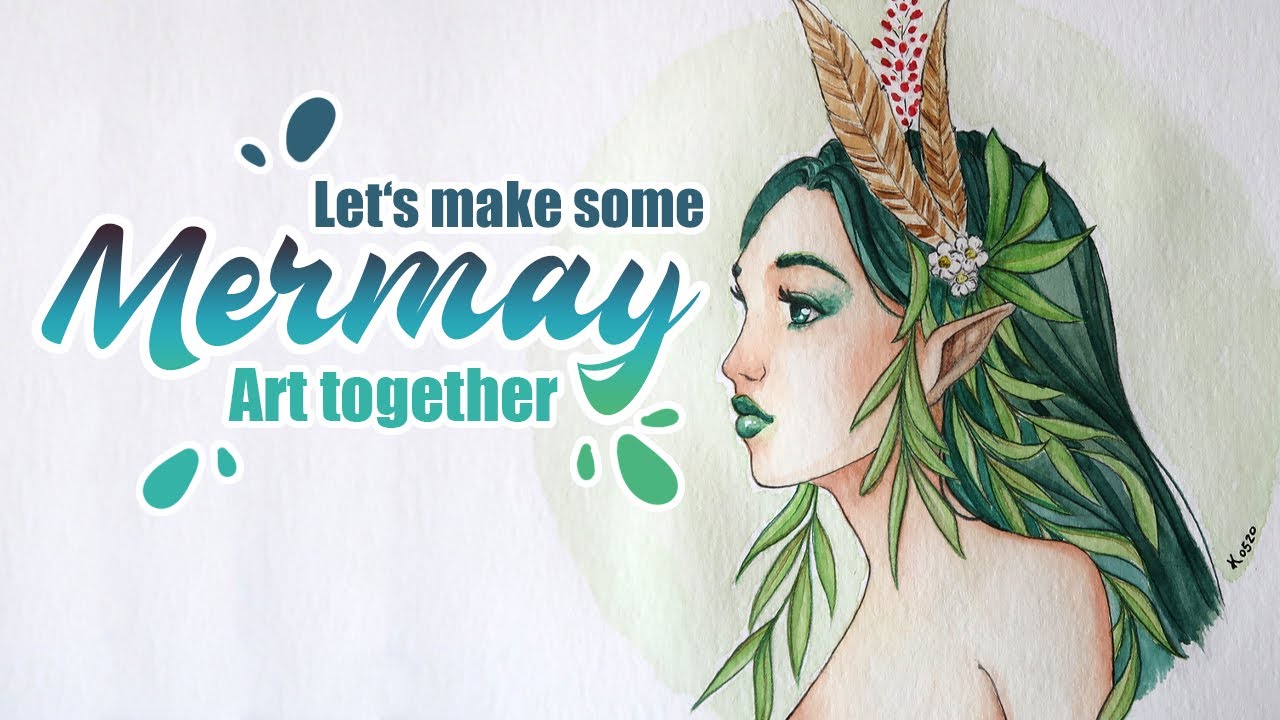 Mermay 2020 Prompts | Day 10 NYMPH - YouTube