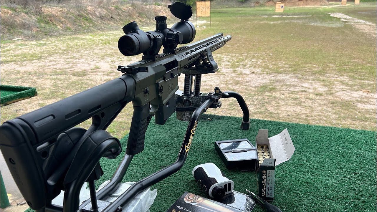 100yd GLFA GL-10 300 Win Mag 180gr S&B SPCE - YouTube