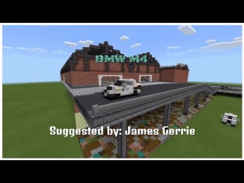 Minecraft BMW M4 tutorial - YouTube