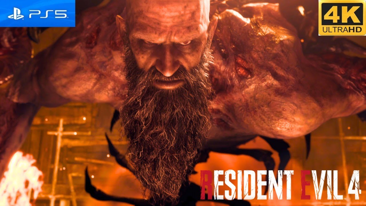 Defeat The Crab Priest | Resident Evil 4 Remake Gameplay PS5 4K 60fps ...