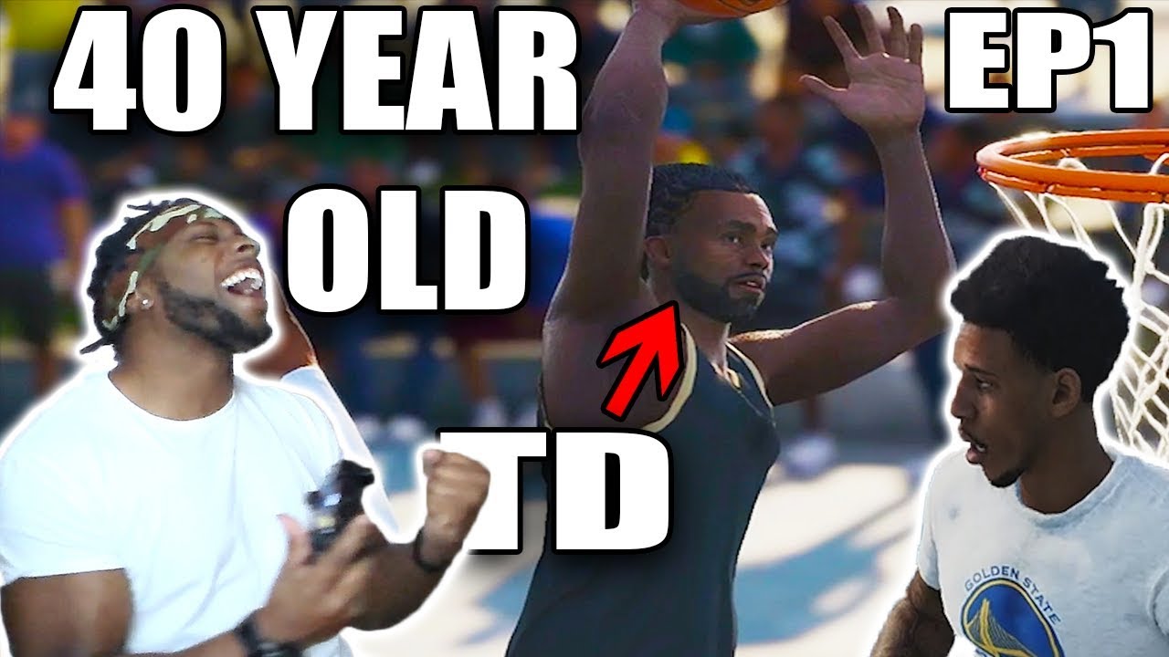 40 YEAR OLD TD DUNKS ON SWAGGY P!!! NBA LIVE 18 THE ONE EP1 - YouTube