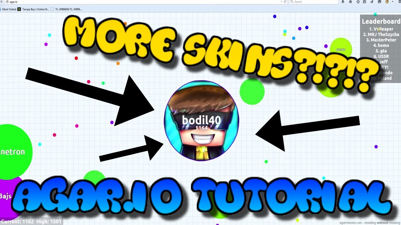 HOW TO INSTALL AGAR.IO MODS + GAMEPLAY - YouTube
