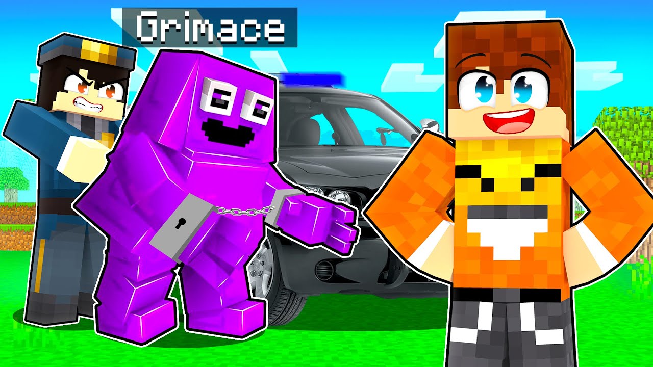 POLICJA ARESZTOWAŁA GRIMACE w Minecraft! - YouTube