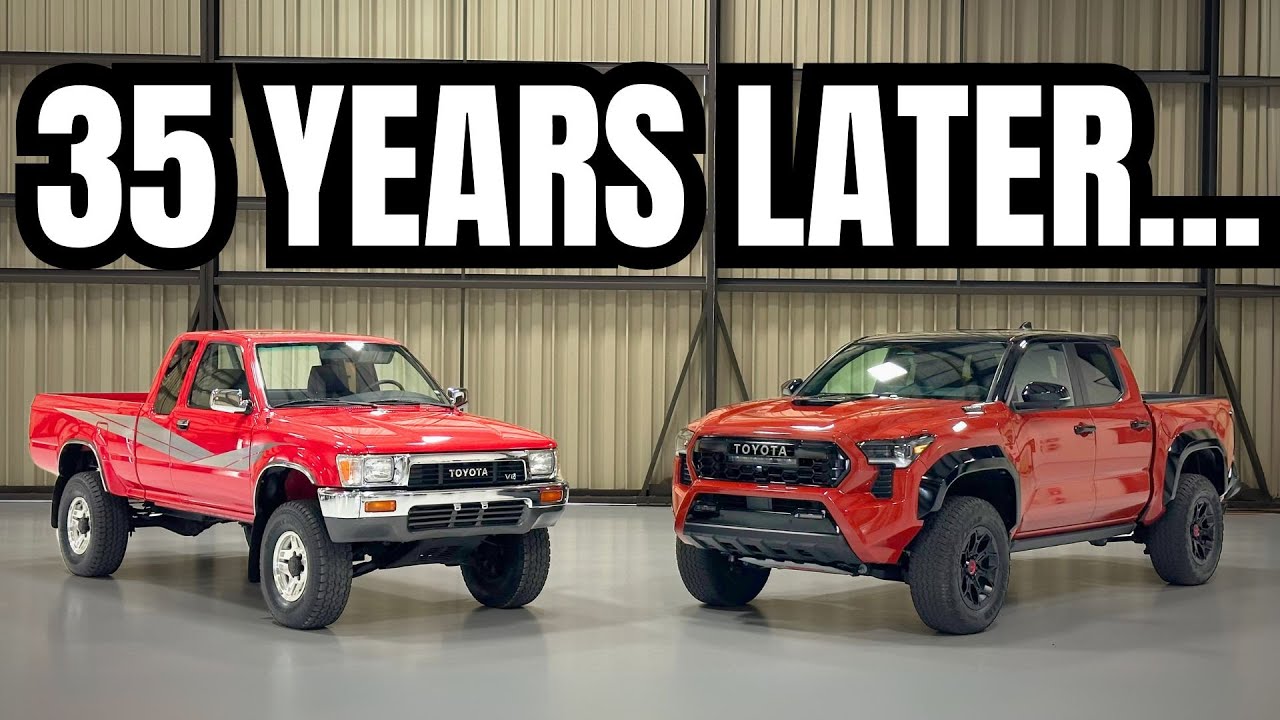 Better..yet...Worse? 35 Years of Toyota Tacoma Evolution - YouTube