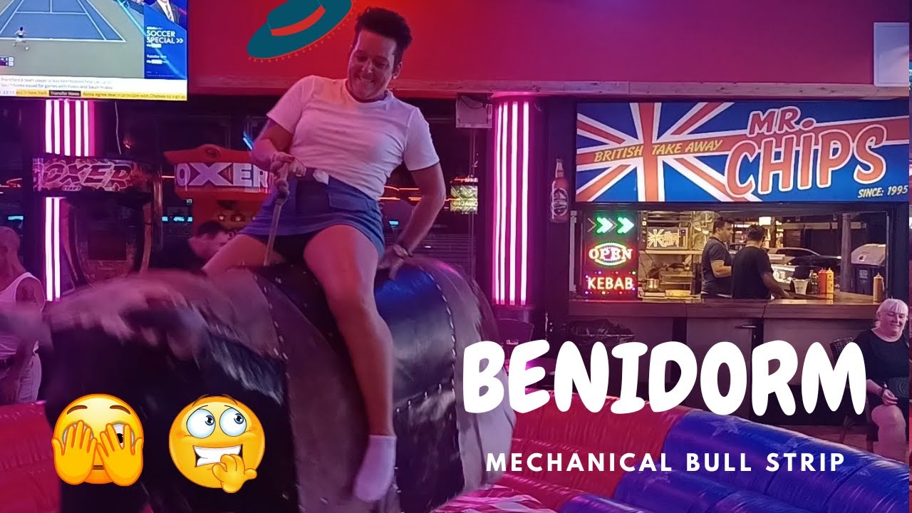 "Wild Ride Gone Wrong: Girl kicked off Mechanical Bull on Benidorm ...