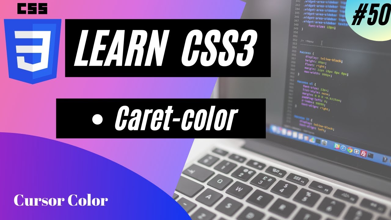 CSS3 Caret-Color in Hindi | Cursor Color | #50 - YouTube