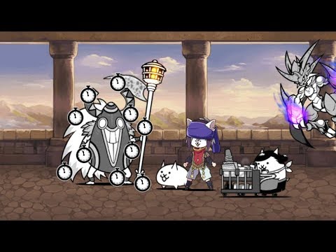 The Battle Cats Floor 40 | Frozen that Yulala with A-Bahamut - YouTube